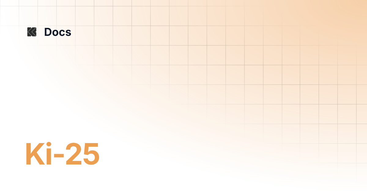 Ki-25 | Docs